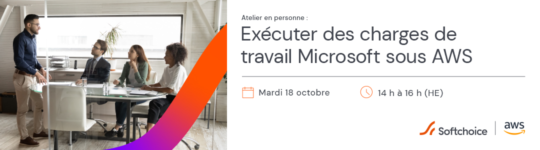 Softchoice | Exécuter des charges de travail Microsoft sous AWS